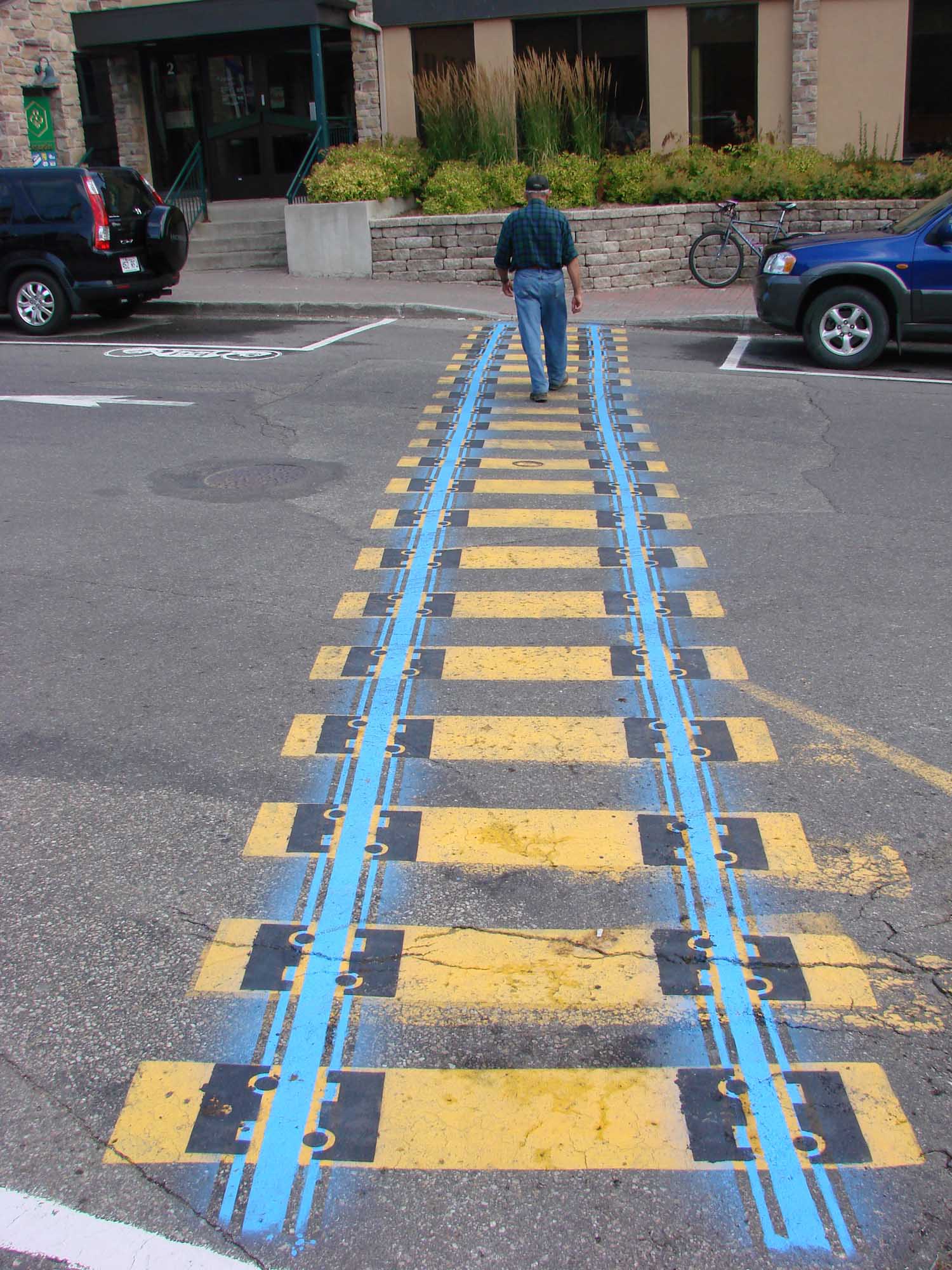 Crossing lines: Art & traffic safety in Montreal | Vision Zero Canada