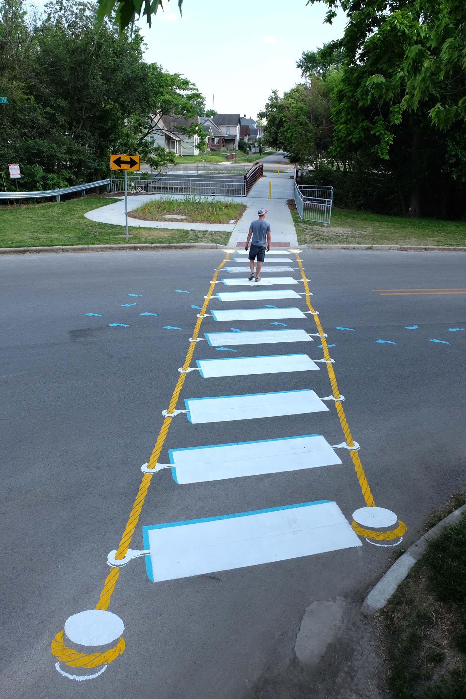 Crossing lines: Art & traffic safety in Montreal | Vision Zero Canada